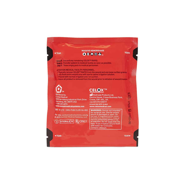 Safeguard Medical | Celox Rapid Hemostatic Gauze - 3" x 5'